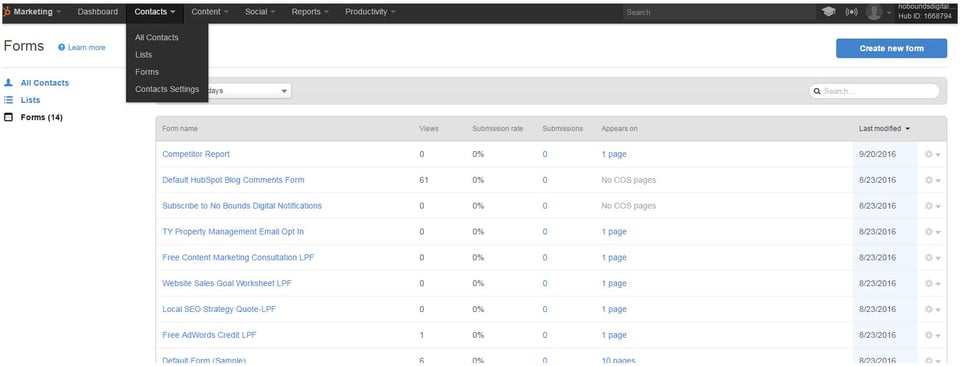 How to Create a Form in HubSpot